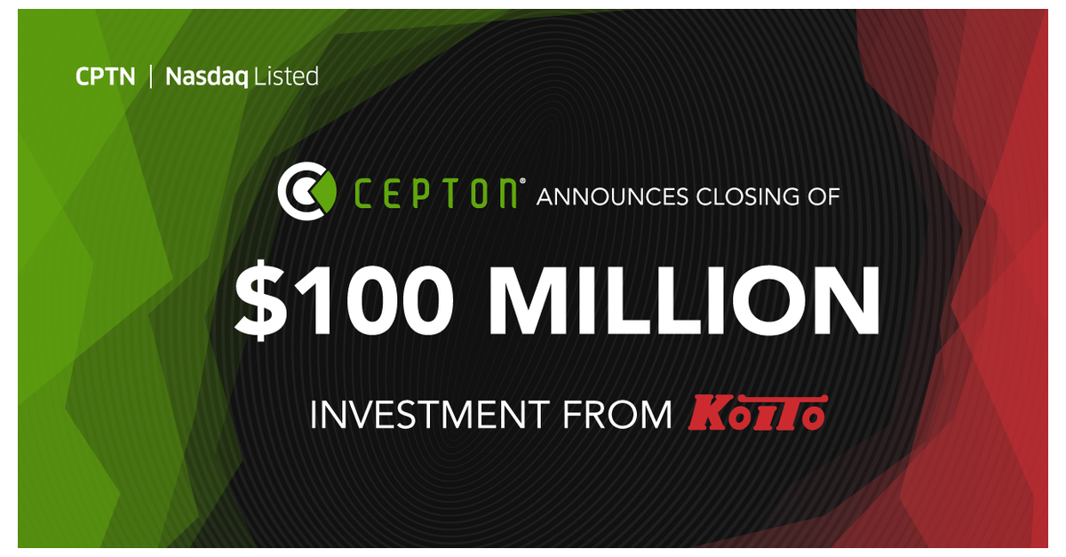 Cepton, Inc. anuncia el cierre de una inversión de $100 millones de ...