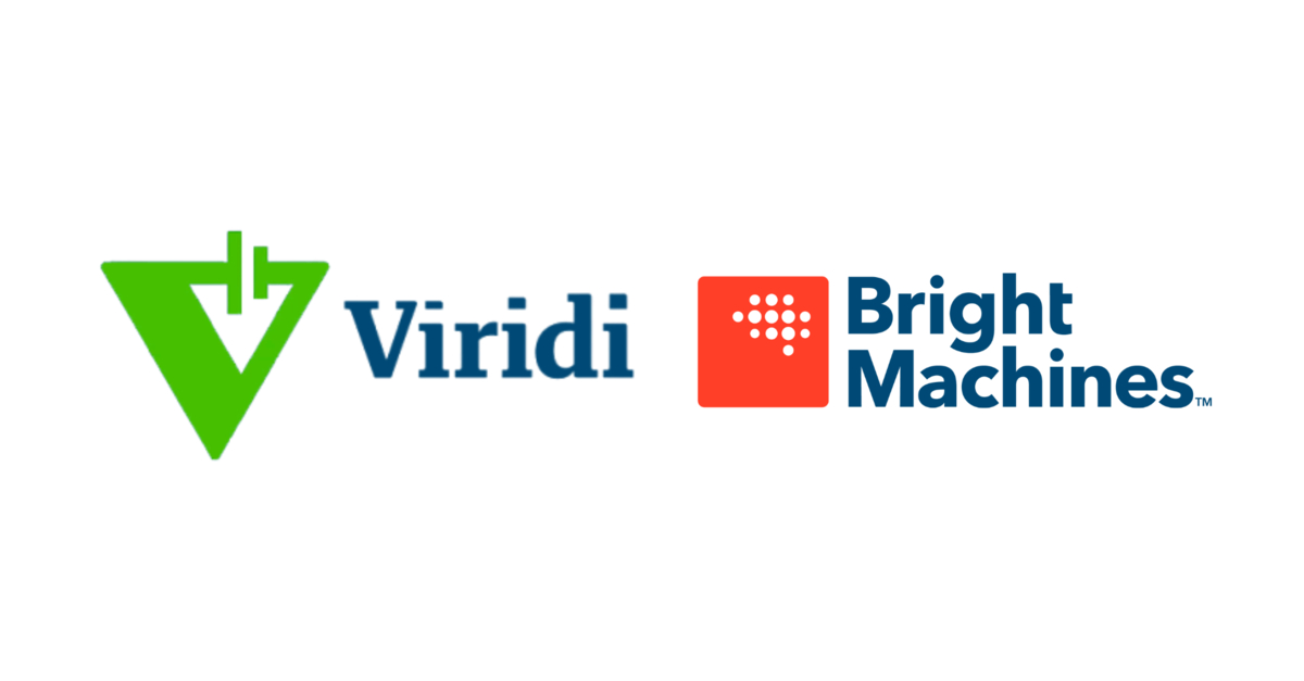 Viridi Parente Selects Bright Machines to Digitally Transform Manufacturing Facility to Meet U.S ...