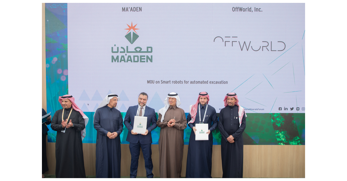 OffWorld and Ma’aden Collaborate to Spearhead a New Era of AI-Powered ...