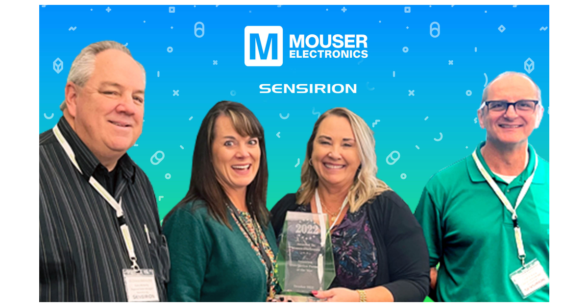 Mouser Electronics Honored with Sensirion's Global Distribution Award ...