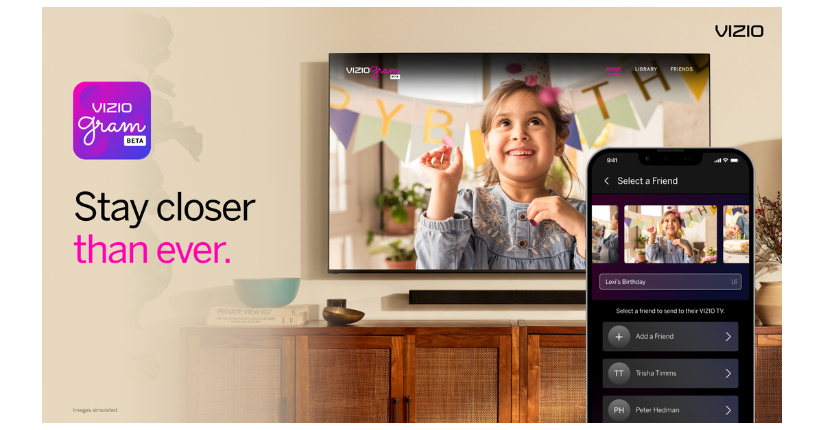 Introducing VIZIOgram: Bring Shared Memories to the Big Screen Instantly, From Anywhere ...