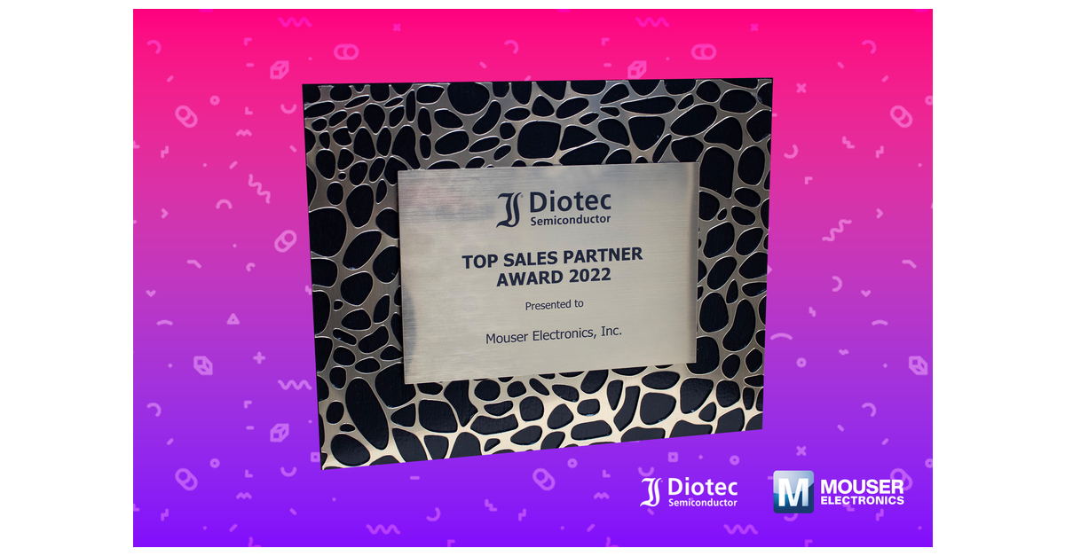 Mouser Electronics Named Top Sales Performer of 2022 by Diotec ...