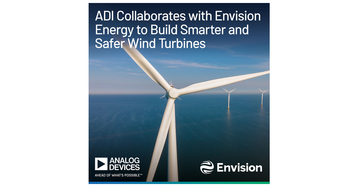 Envision Energy Leverages MEMS Sensor Technology by Analog Devices to ...
