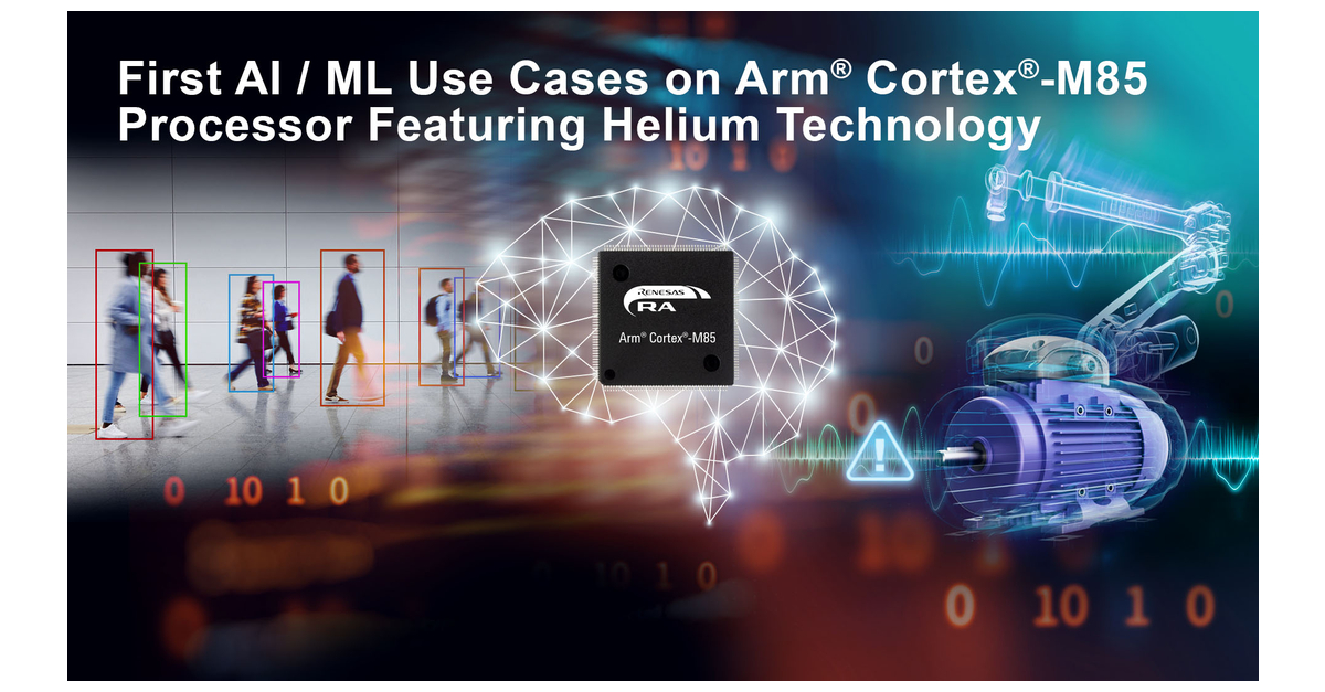 Renesas to Demonstrate First AI Implementations on the Arm Cortex-M85 Processor Featuring Helium ...