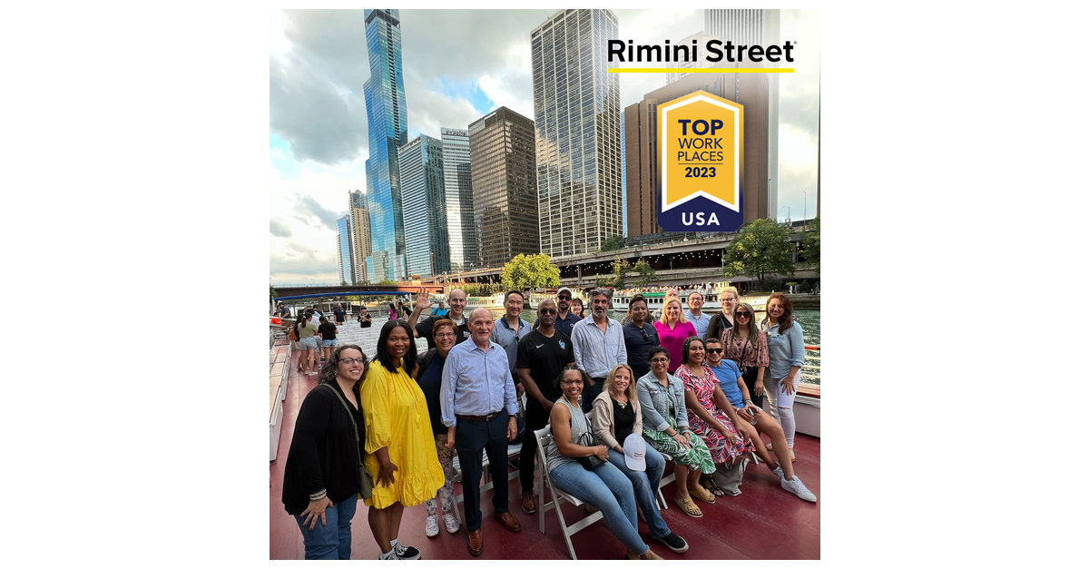 Rimini Street erhält 2023 die Auszeichnung "Top Workplaces USA" von ...