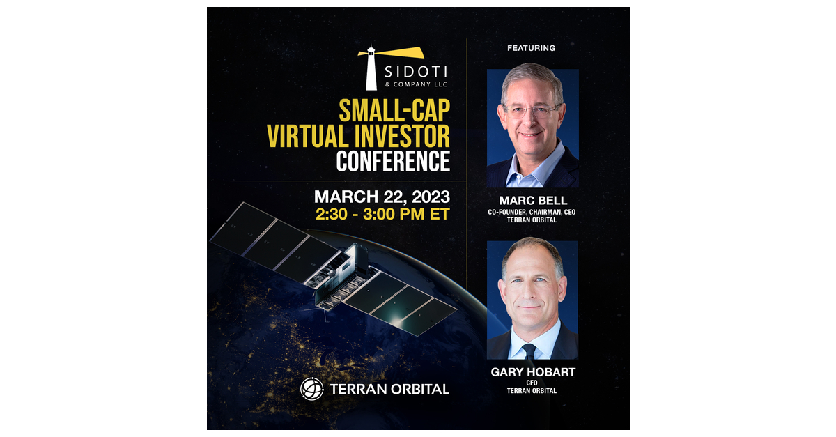 Terran Orbital to Present at Sidoti Small-Cap Virtual Investor Conference | Business Wire