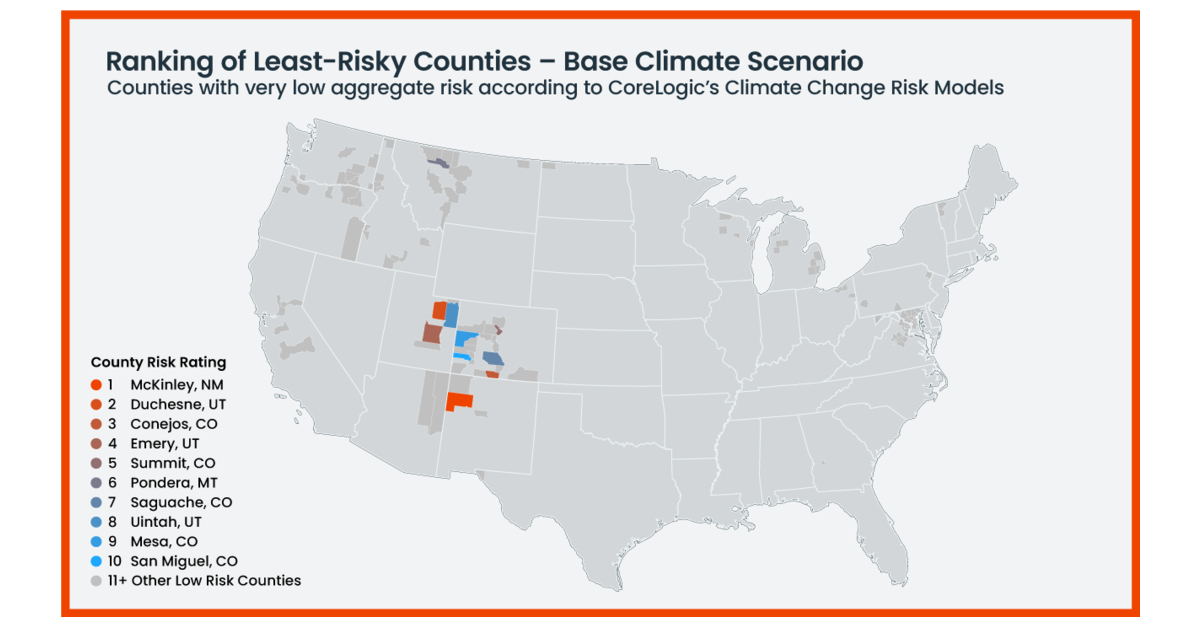 Southwestern State Counties Rank Highest in CoreLogic’s “Safest Places ...