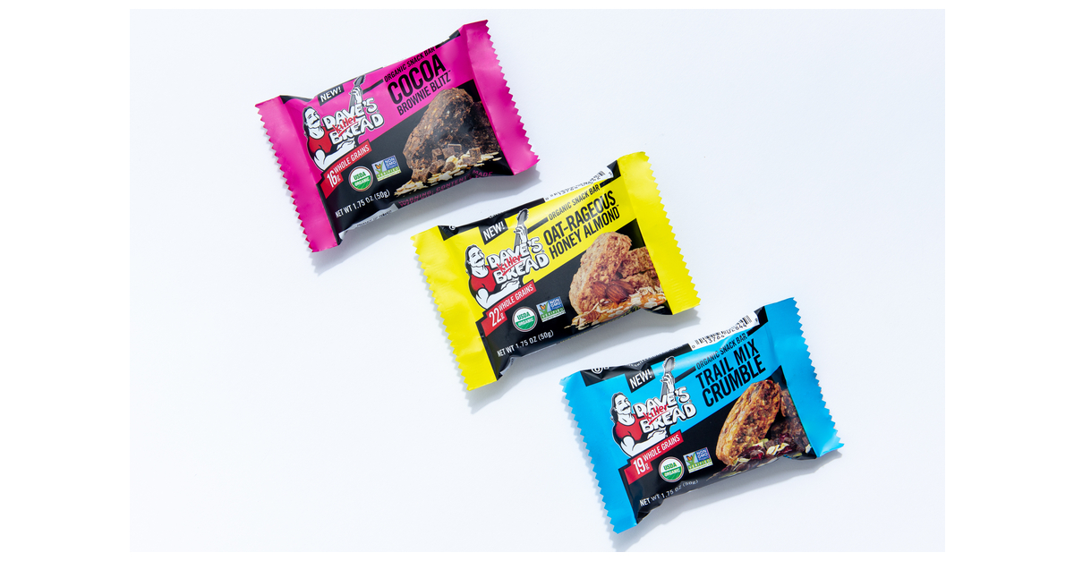 Dave’s Killer Bread Breaks out of Bread Aisle with Organic Snack Bar ...