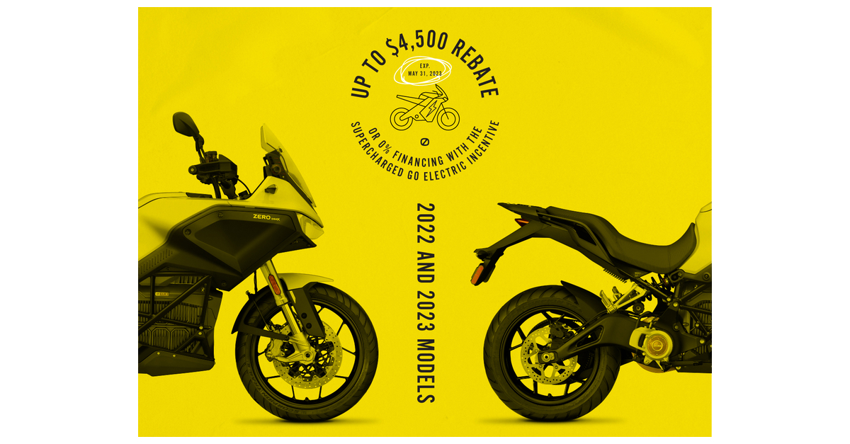 Zero Motorcycles ‘Supercharges’ Go Electric Incentive Program ...