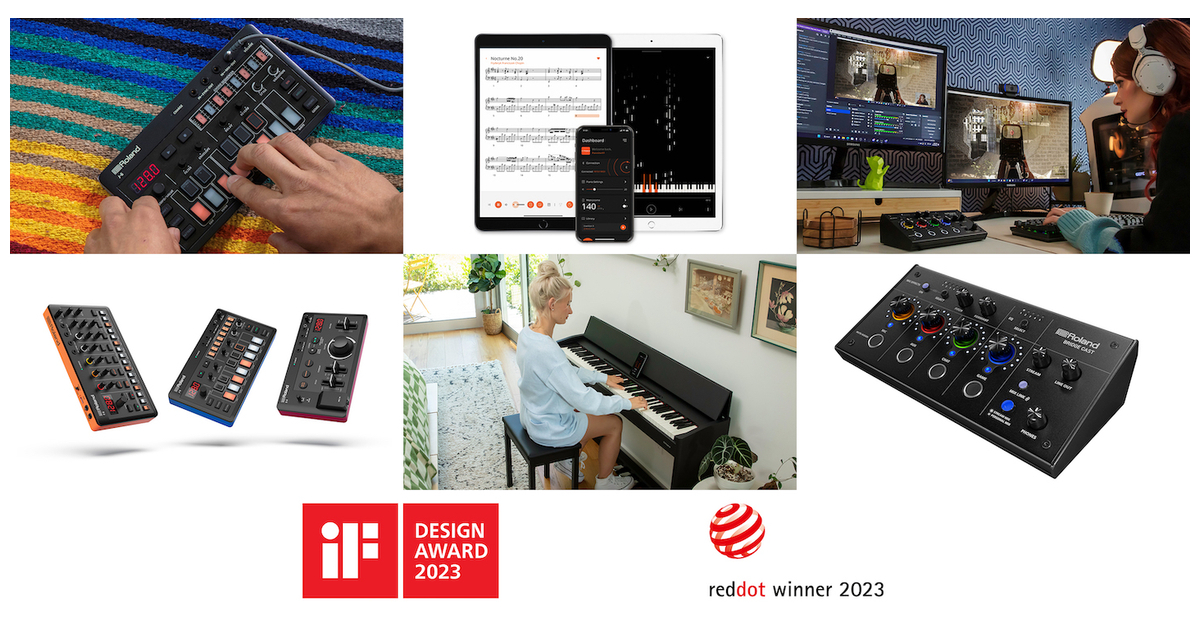 Roland Wins Six 2023 Product Design Awards for Music and Gaming ...