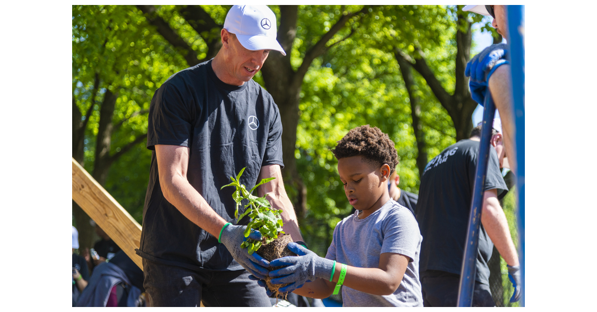 Mercedes-Benz USA And NFL Legend Matt Ryan Build Outdoor Learning Lab ...