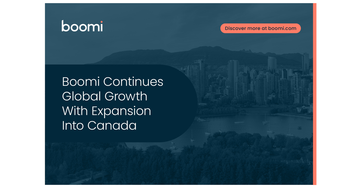 Boomi Continues Global Growth With Expansion Into Vancouver, B.C. | Business Wire