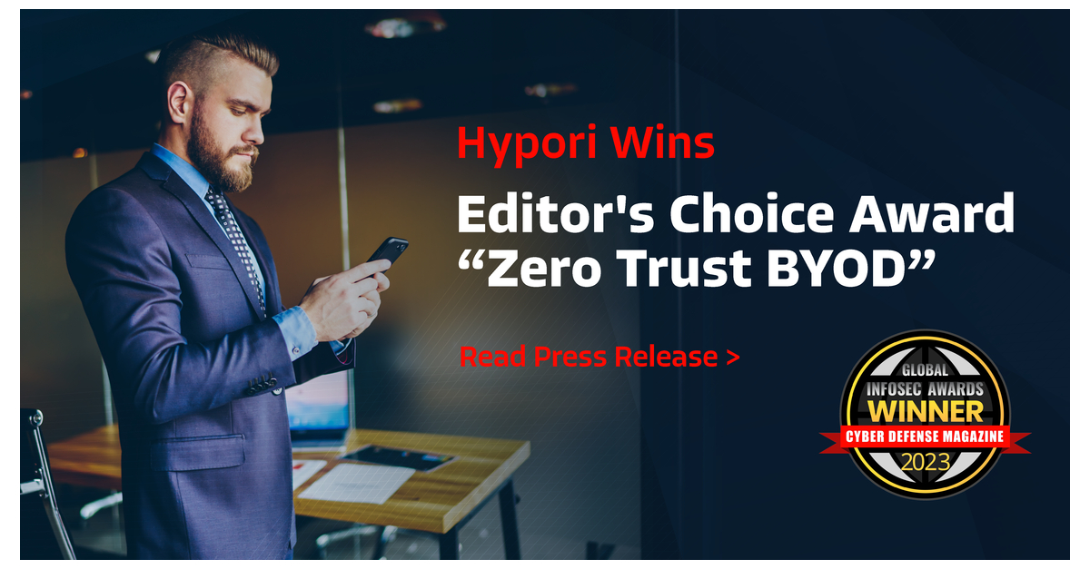 Hypori Halo Wins Editor’s Choice Award for Best Zero Trust BYOD ...