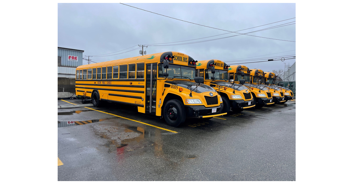 Boston Public Schools Puts First 20 Blue Bird Electric Buses in ...