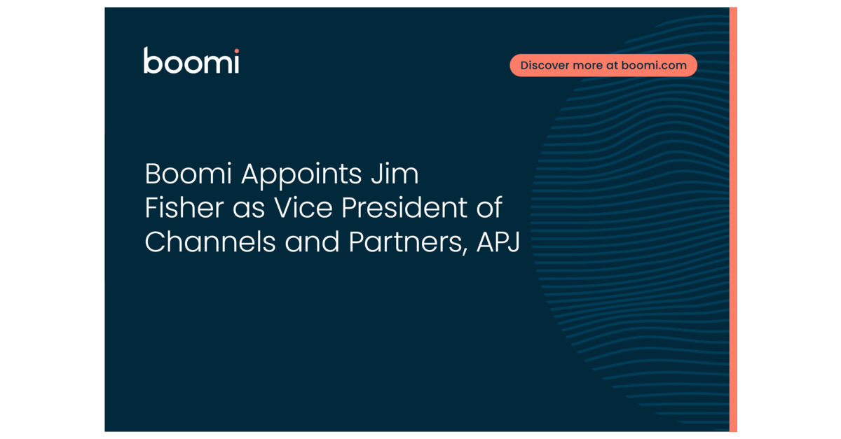 Boomi任命Jim Fisher為亞太及日本區通路與合作夥伴副總裁 | Business Wire