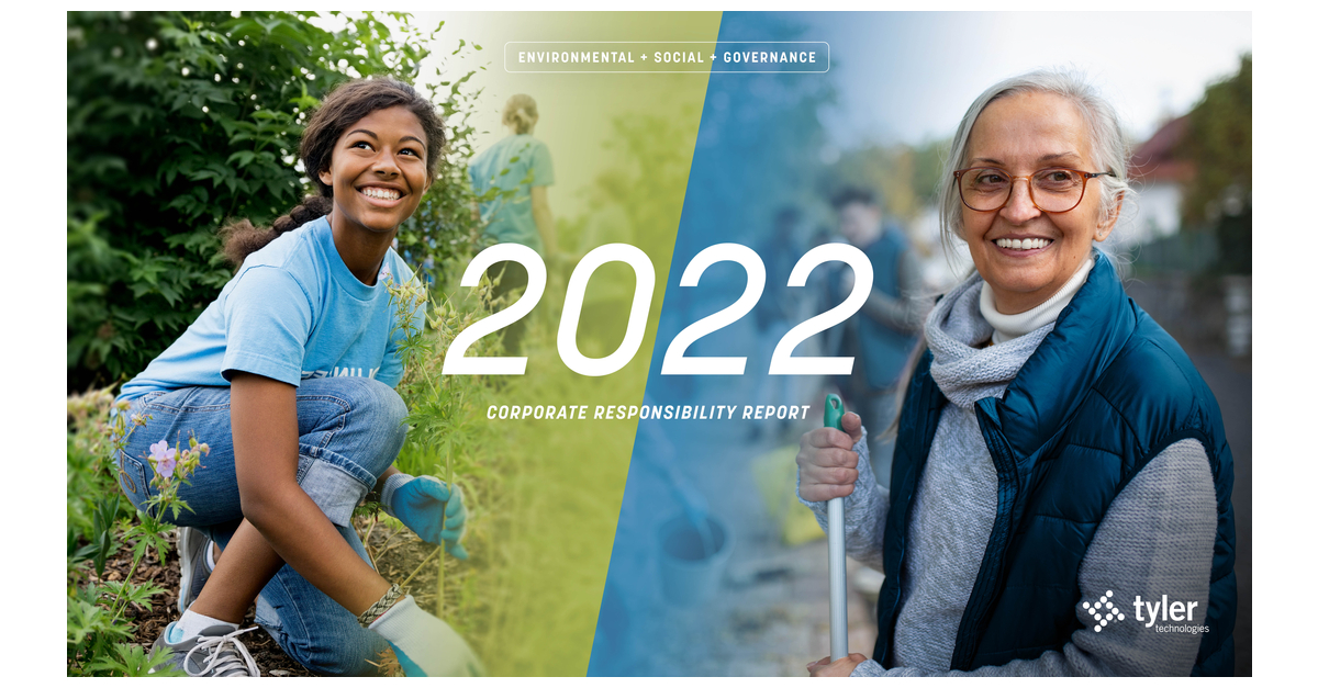 Tyler Technologies Releases 2022 Corporate Responsibility Report ...