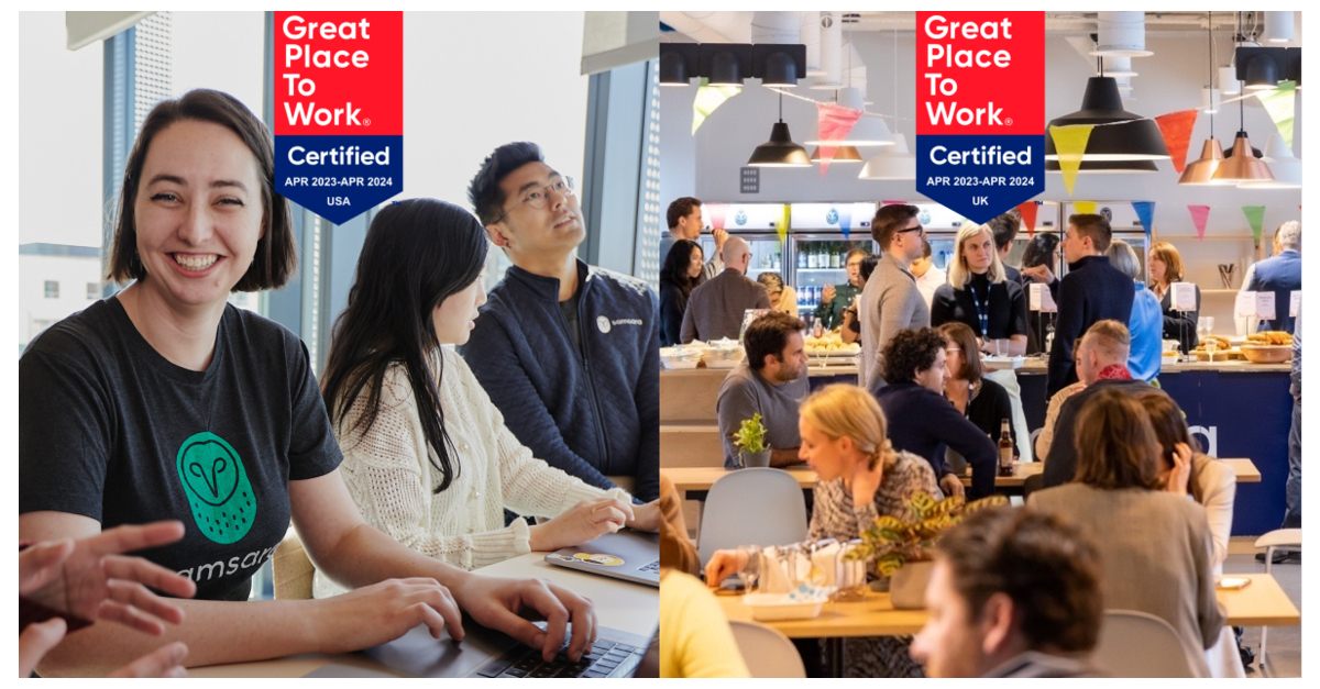 Samsara Earns 2023 Great Place To Work Certification™ | Business Wire