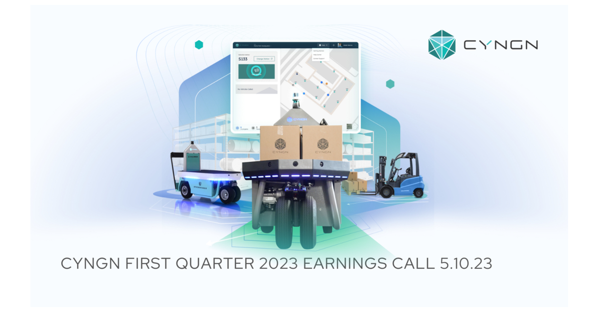 Cyngn Reports First Quarter 2023 Financial Results | Business Wire