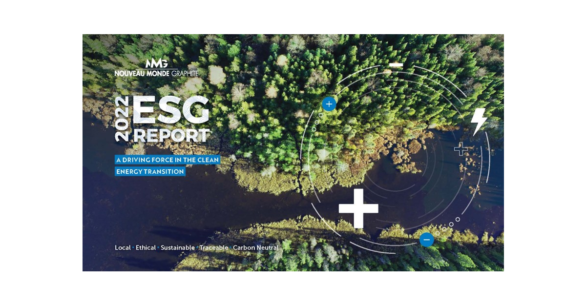 NMG Releases 2022 ESG Report, Presents Operational Update, and Provides Notice of its Annual ...