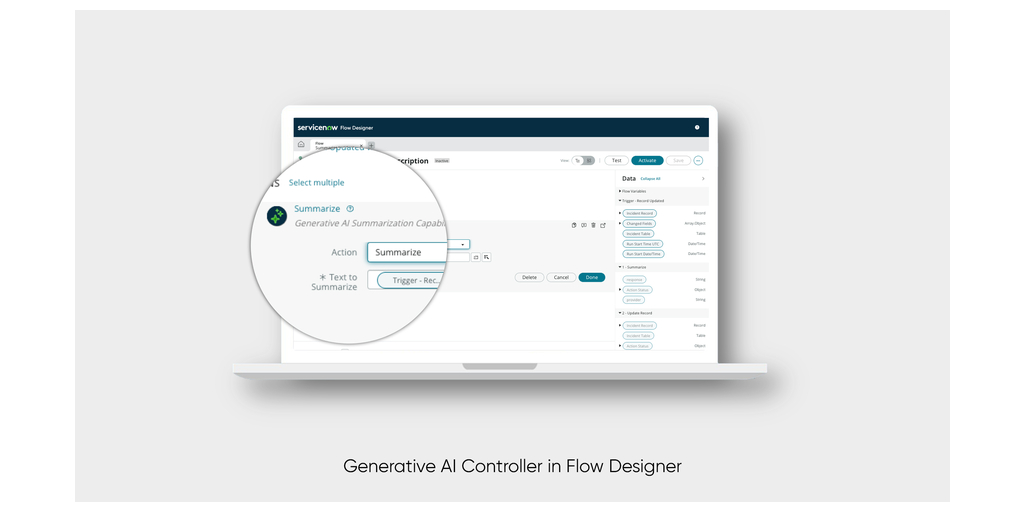 ServiceNow announces new generative AI capabilities for the Now Platform for faster, more ...
