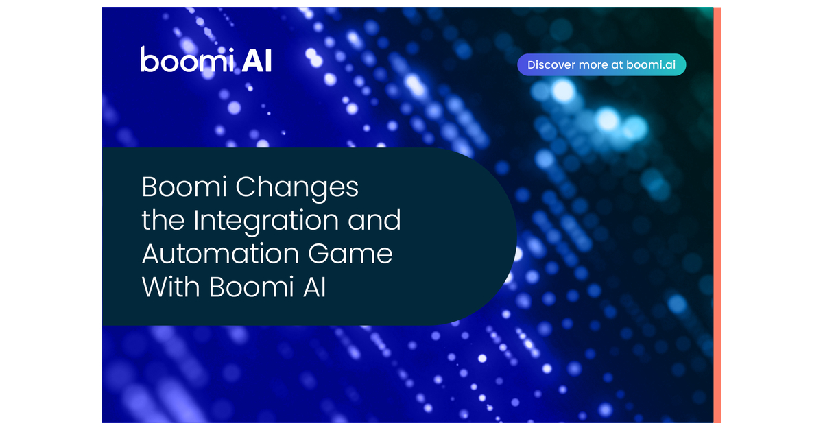 Boomi凭借Boomi AI改变集成和自动化的游戏规则 | Business Wire