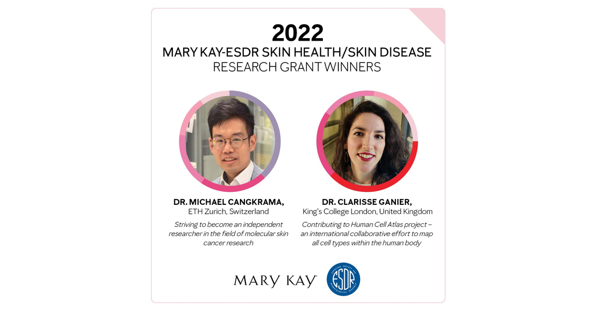 Mary Kay Inc. y la Sociedad Europea de Investigación Dermatológica se asociaron para conceder ...