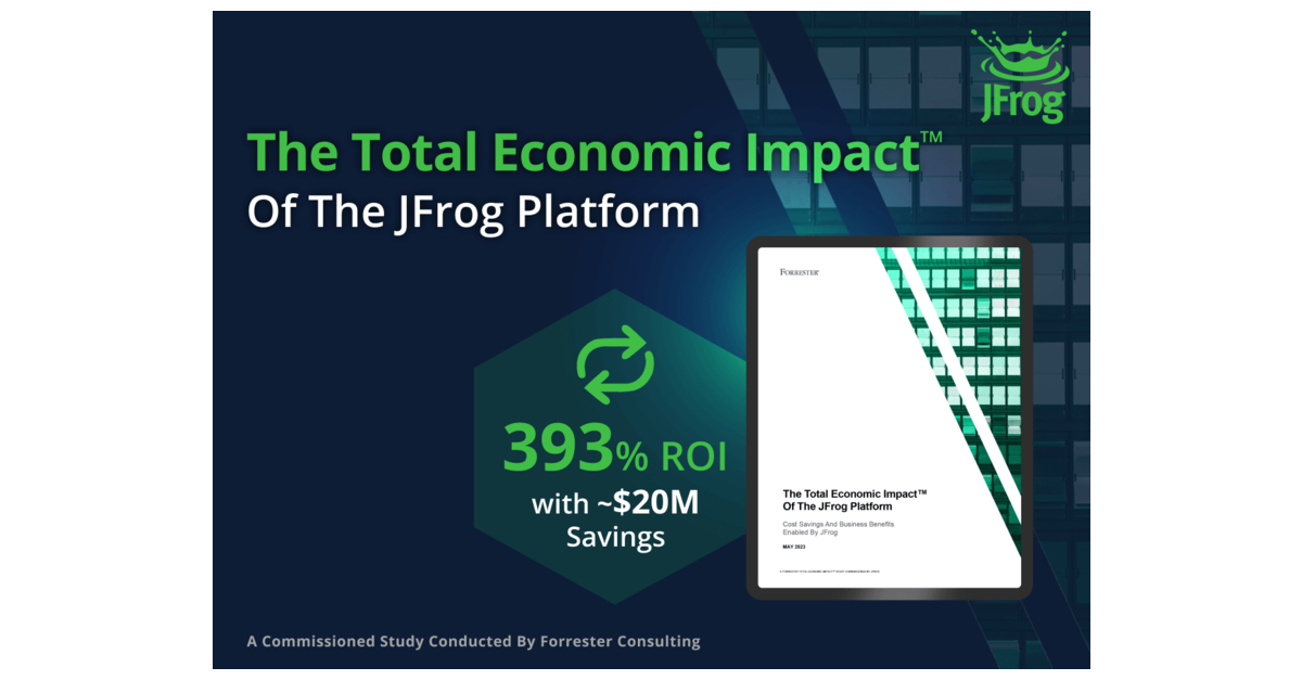 JFrog Software Supply Chain Platform Delivers 393% ROI According to Total Economic Impact Study ...