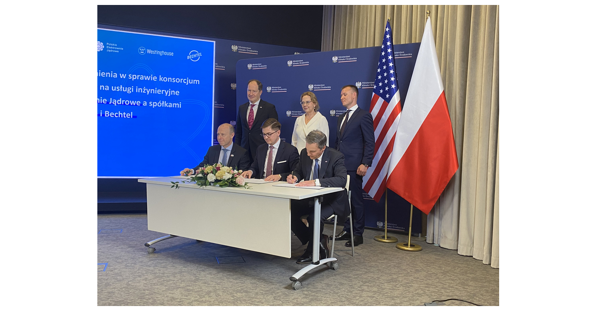 Westinghouse and Bechtel Solidify Project Team for AP1000® Nuclear Power Program in Poland ...