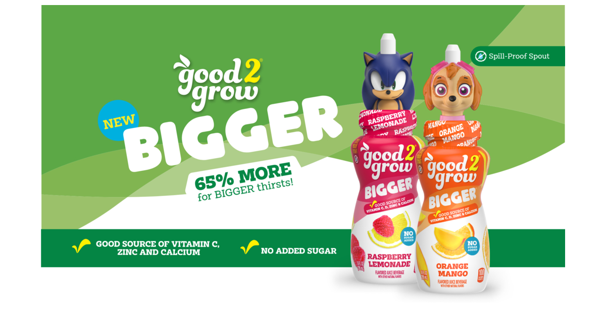 good2grow takes flavor and volume to the max with launch of BIGGER ...