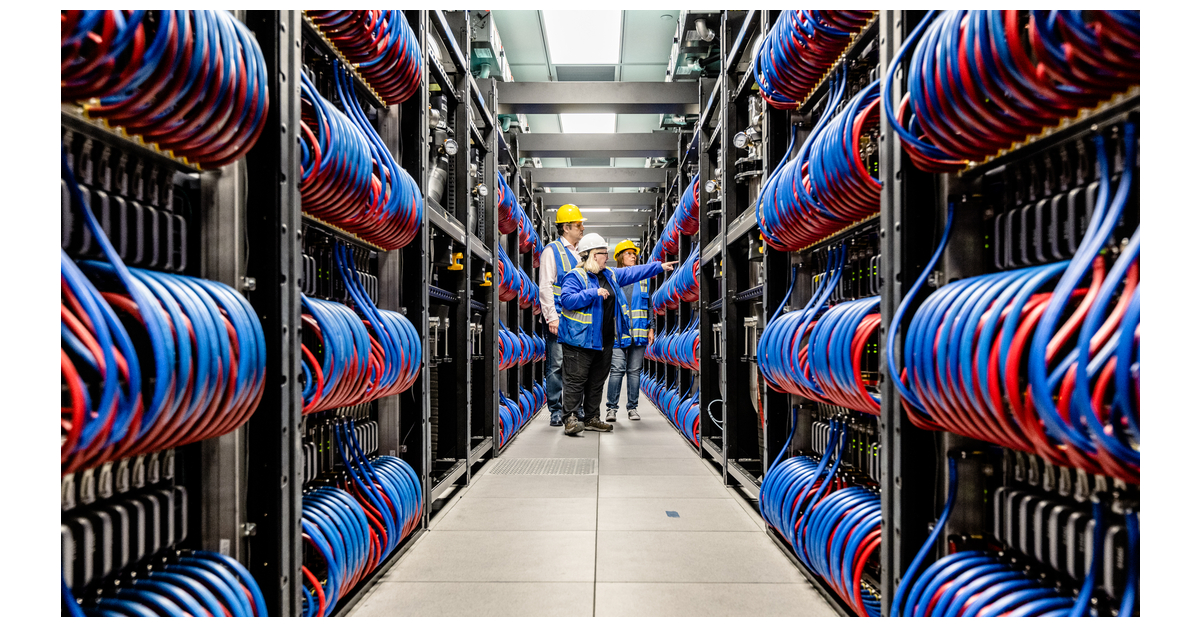 Aurora Supercomputer Blade Installation Complete | Business Wire