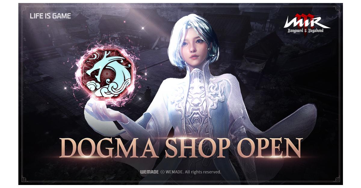 MIR M, el MMORPG de Wemade, abre «DOGMA Shop», ¡una tienda exclusiva para su ficha de gobierno ...