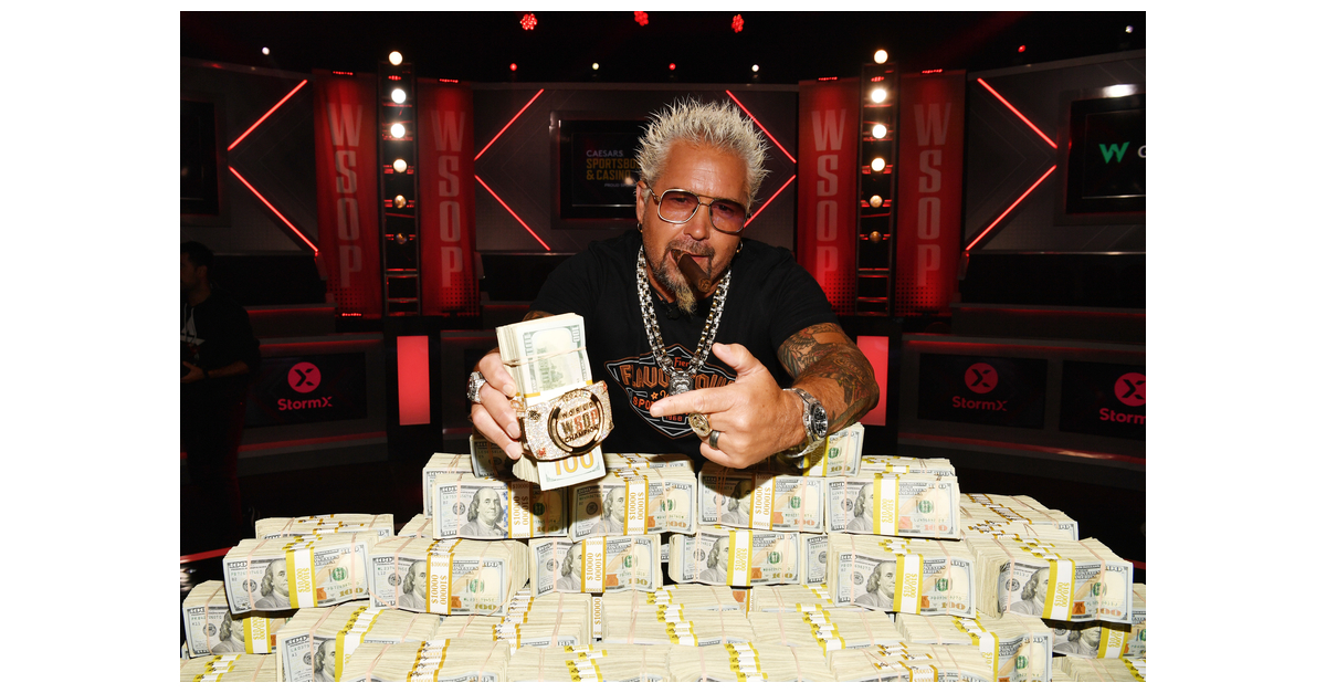 The Mayor of Flavortown Guy Fieri Debuts the 2023 World Series of Poker ...