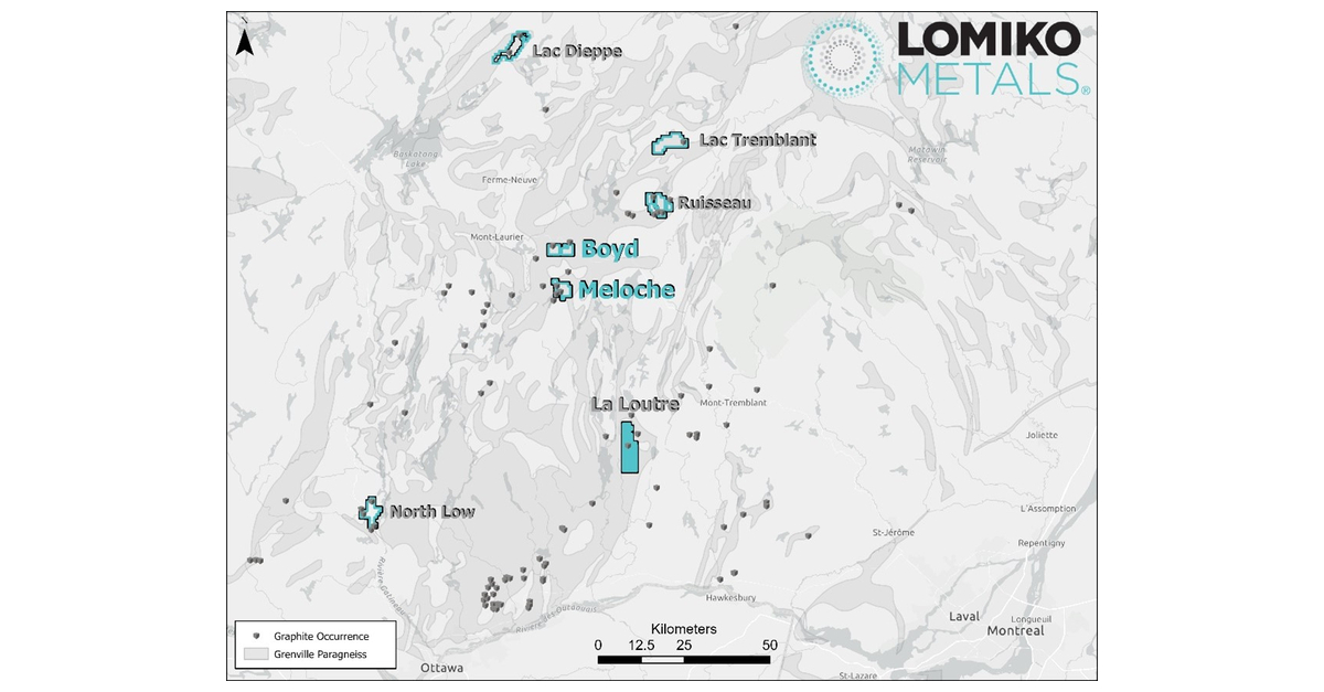 Lomiko announces update on its regional graphite exploration program in ...