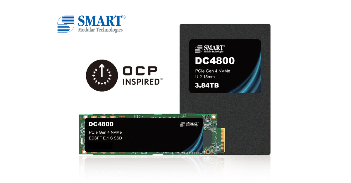 SMART Modular Technologies’ Data Center SSDs Designated as OCP Inspired ...
