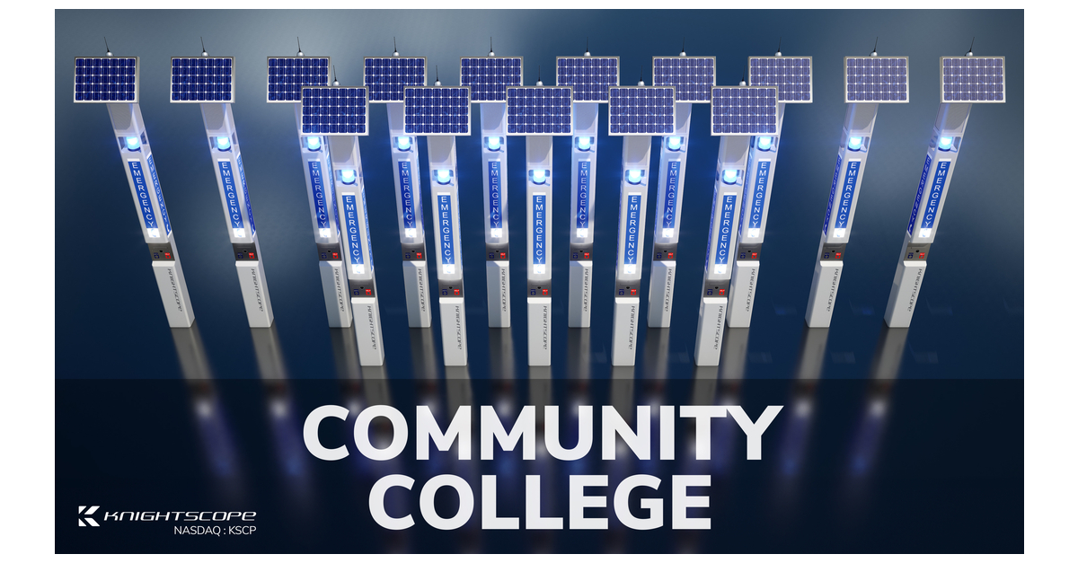 Community College Places Order for 15 K1 Blue Light Towers | Business Wire