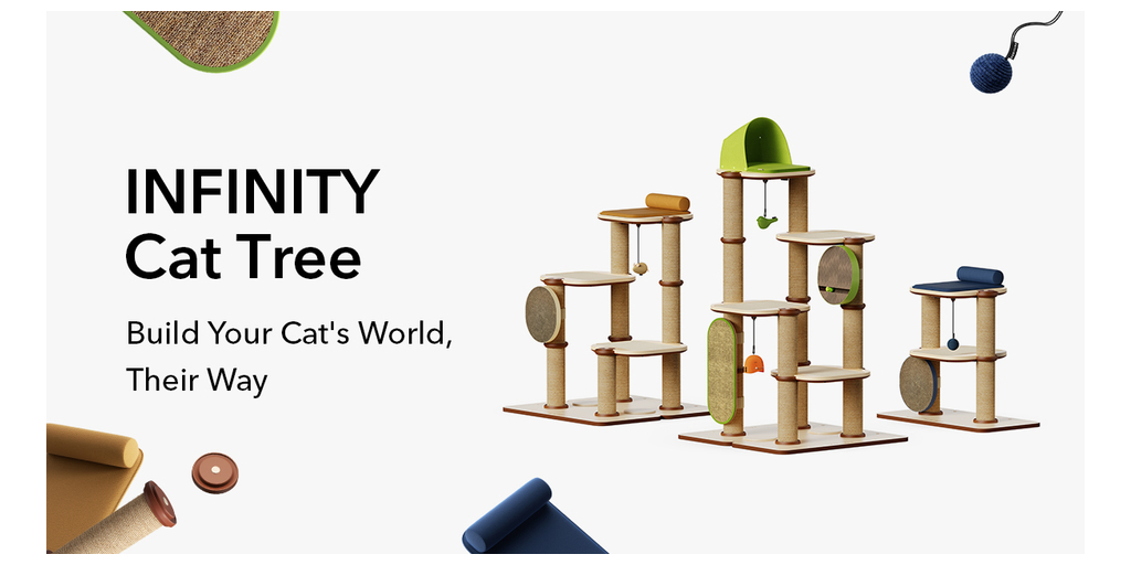 Introducing the World's First Modular Cat Tree: PETLIBRO INFINITY ...