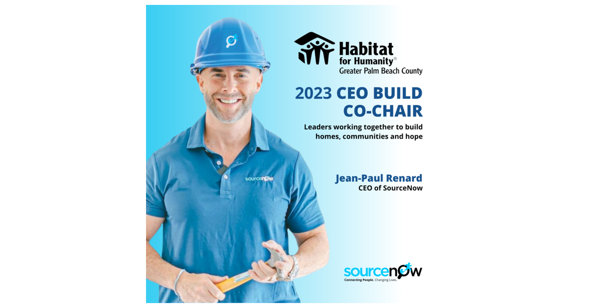 SourceNow CEO Jean-Paul Renard to Co-Chair Habitat for Humanity's ...