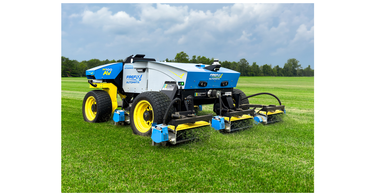 ADDING MULTIMEDIA FireFly Automatix Launches First Commercially Available Autonomous EV Mower ...