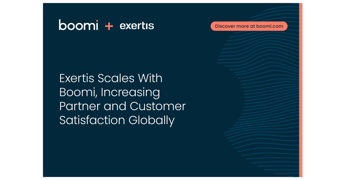 EXERTIS erhöht mithilfe von Boomi global Zufriedenheit von Partnern und Kunden | Business Wire