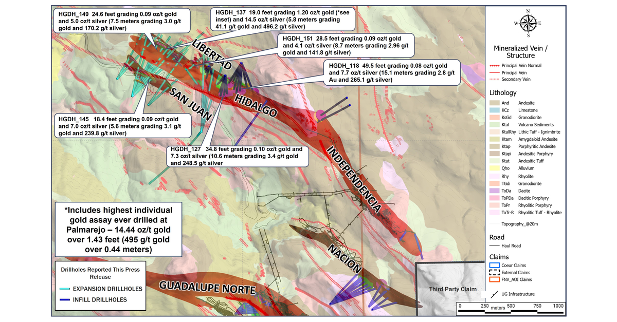 Coeur Provides Palmarejo Exploration Update | Business Wire