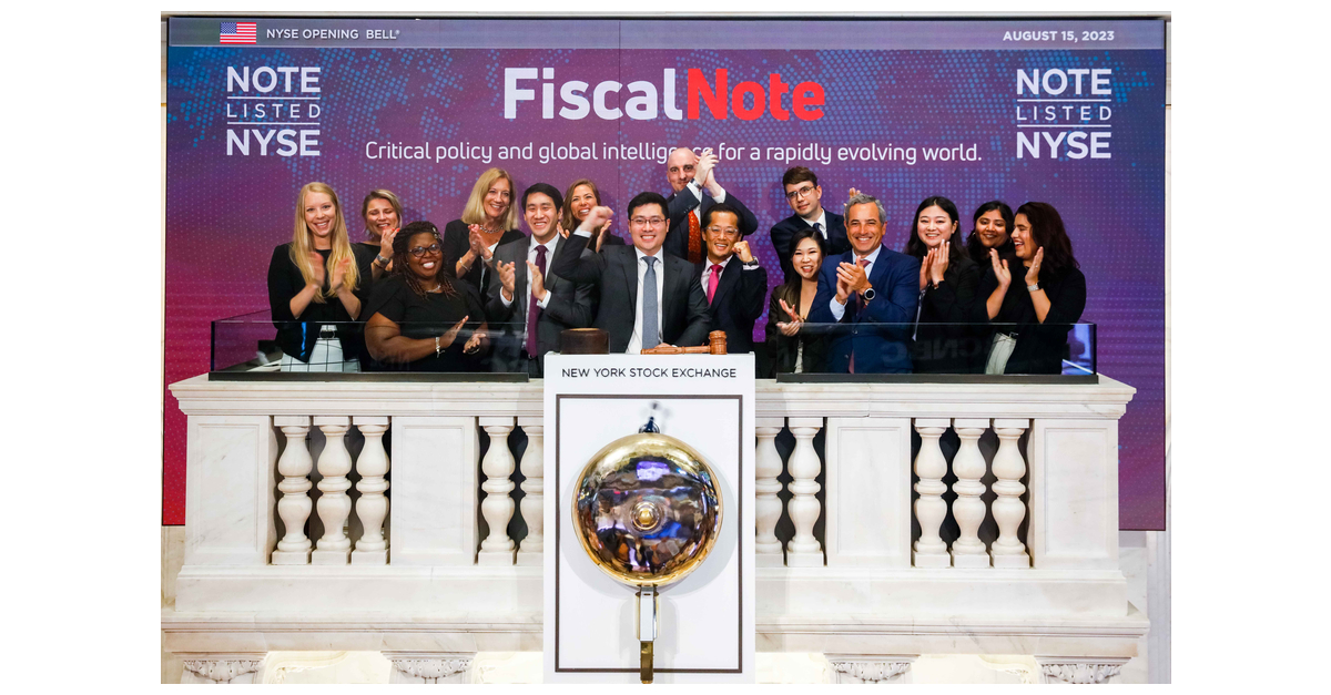 FiscalNote Celebrates 10-Year Anniversary and First Year as a Public ...