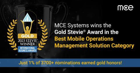 MCE Systems Wins Gold Stevie® Award in 2023 International Business ...