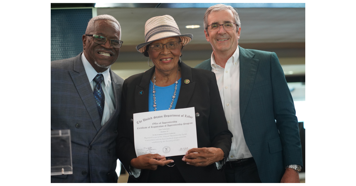 U.S. Department of Labor Registers National Trane Technologies ...