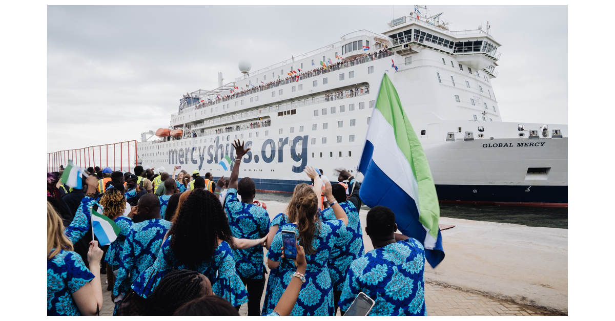 Sierra Leoneans Welcome Newest Mercy Ship, the Global Mercy® into Port ...