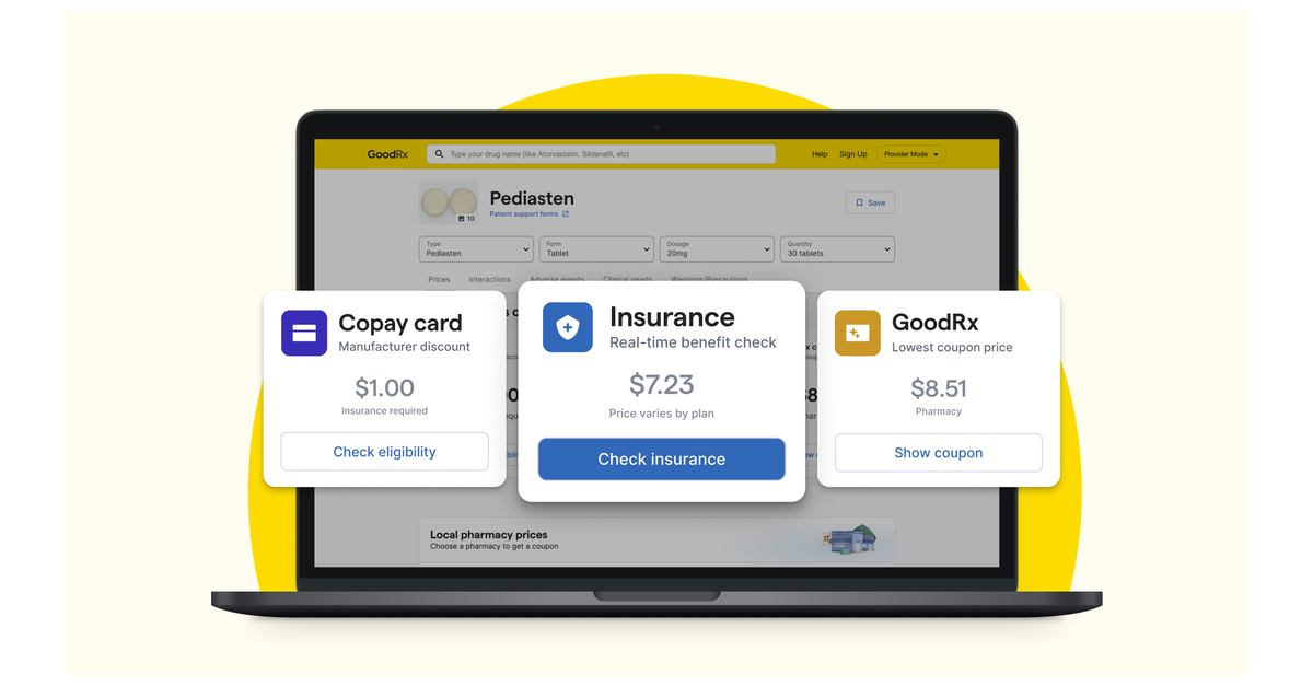 GoodRx Launches Real-Time Benefit Check In Provider Mode To Offer ...