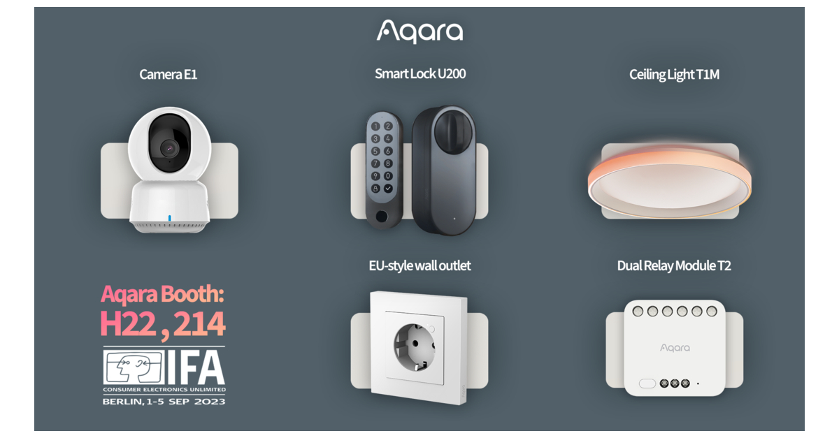 Aqara onthult nieuwe smart home-apparaten op IFA 2023, klaar voor de ...