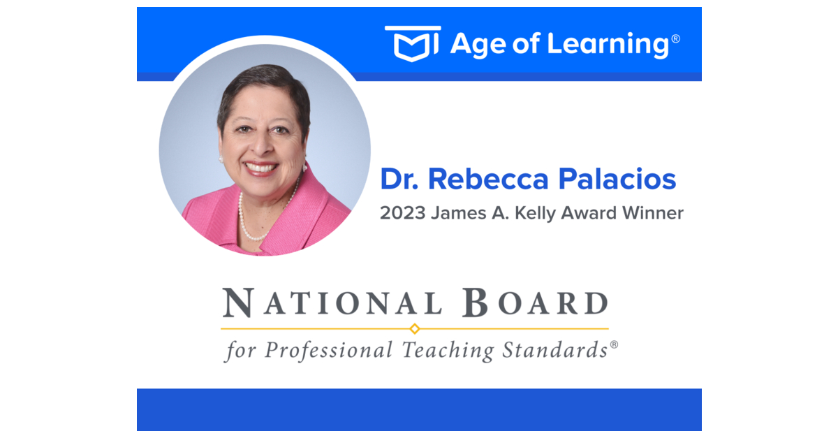 Age of Learning Curriculum Board Member Dr. Rebecca Palacios Honored by ...