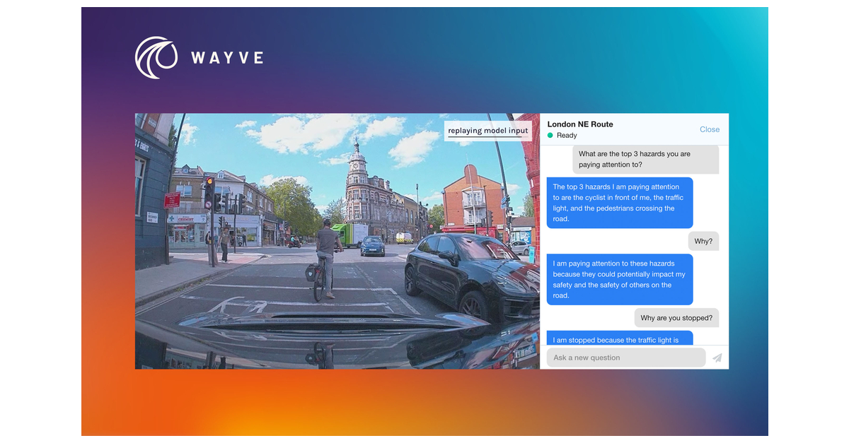 Robot car talk: Introducing Wayve's new AI model LINGO-1 | Business Wire