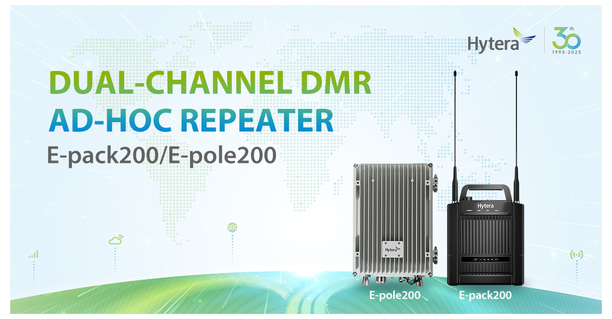 Hytera Launches New Generation Ad-Hoc DMR Repeaters | Business Wire