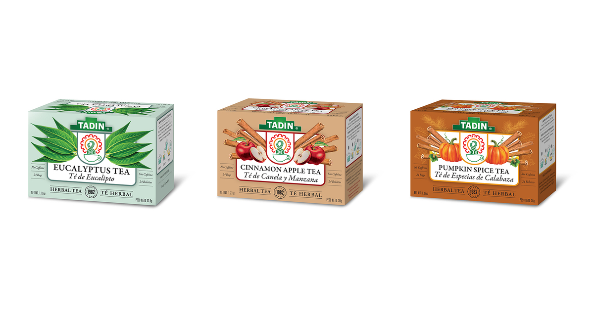 ¡Súrtase de los sabores de té de la nueva temporada de Tadin que le ...